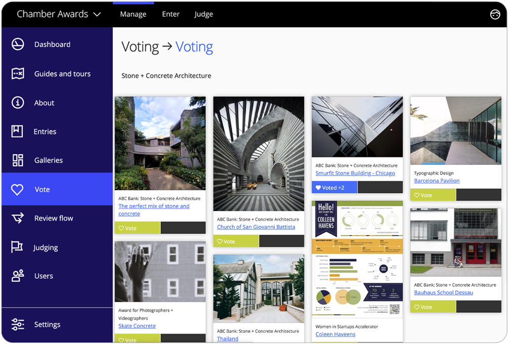Art prize management software - Award Force