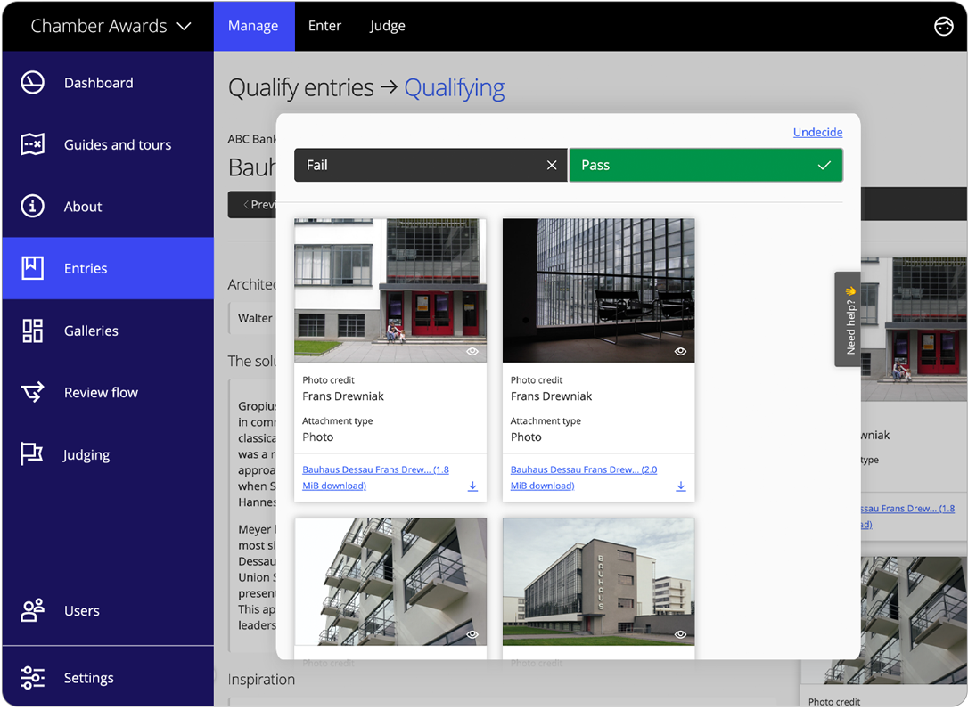 Judging software - Awards Management Software